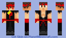 Dark Side Ryu Minecraft Skin