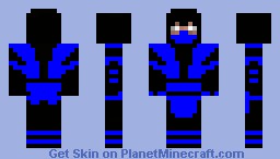 Darker Blue Ninja Minecraft Skin