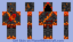 Fire mage Minecraft Skin