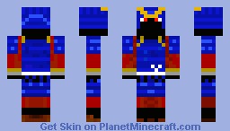 Dark samurai Minecraft Skin