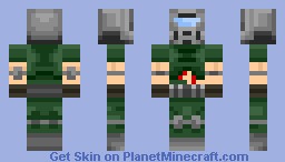 Doom Guy Minecraft Skin