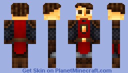 Dashing Knight (with 3D hair!) Minecraft Skin