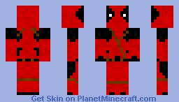Dead Pool Minecraft Skin