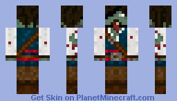 The Zombie Pirate Minecraft Skin