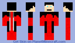 DeadPool (My Version...HAS A MASK!!!) Minecraft Skin