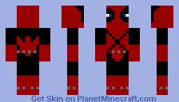 DeadPool Classic Minecraft Skin