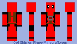 Deadpool Minecraft Skin