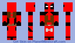 Deadpool Minecraft Skin