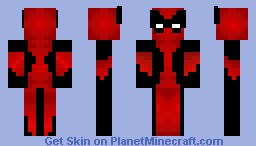 Deadpool Suit Minecraft Skin