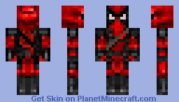Deadpool Minecraft Skin