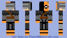 Deathstroke the Terminator Minecraft Skin