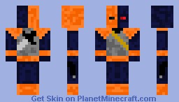 Injustice Gods Among Us Series: Deathstroke Minecraft Skin