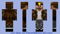 Deep Bedrock Miner Minecraft Skin
