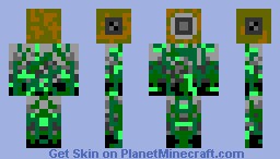 Distorted Diver Minecraft Skin