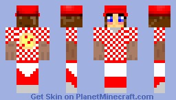 Pizza Delivery Girl Minecraft Skin