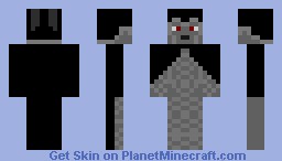 Dark Demon In Cape Minecraft Skin