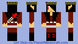 Demon Warrior Princess Minecraft Skin
