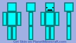 Blue Derp Minecraft Skin