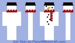 Derpy Snowman Minecraft Skin