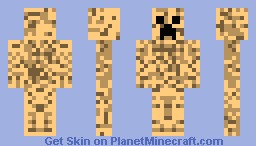 Desert Creeper Minecraft Skin