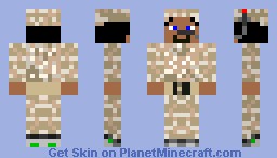 Desert Soldier Minecraft Skin