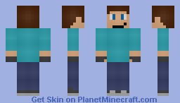 Shaded Detailed Steve Skin Sample Minecraft Skin