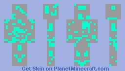 Diamond Man Minecraft Skin