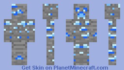 Diamond Creeper Minecraft Skin