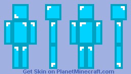 Diamond Man Minecraft Skin