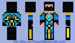 Diamond God Minecraft Skin