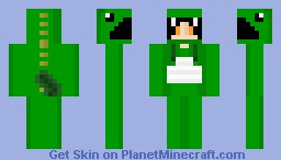 Dinosaur Boy Minecraft Skin