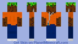 dirt block Minecraft Skin