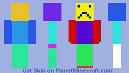 Disco Creeper Minecraft Skin