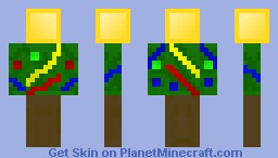 Walking Christmas Tree Minecraft Skin