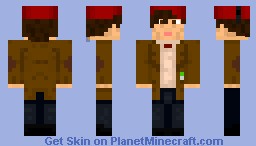 The Doctor (3D Fez) Minecraft Skin