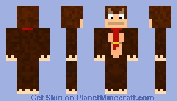 Donkey Kong Minecraft Skin