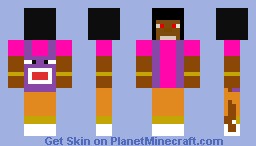Dora The Explorer and backpack Minecraft Skin