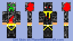 Red Eyes Minecraft Skin
