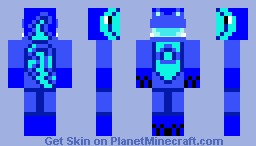 Warrior Ice Dragon Minecraft Skin