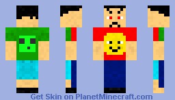 Dual person Minecraft Skin