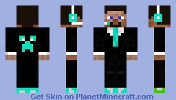 DJ Steve Blue Minecraft Skin