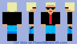 Duke Nukem Minecraft Skin