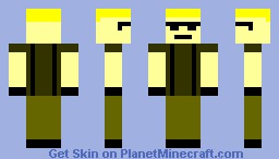 Duke Nukem Minecraft Skin