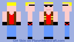 Duke Nukem from Duke Nukem Forever Minecraft Skin