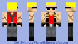 Duke Nukem Minecraft Skin