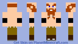 Dwarf With Cool Beard Minecraft Skin