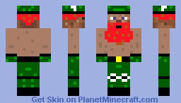 Green Dwarf Minecraft Skin