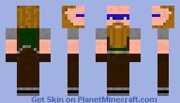 Dwarf With Glasses Minecraft Skin