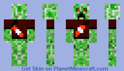 Bomb vest creeper Minecraft Skin