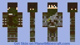 Messy haired Ranger Minecraft Skin